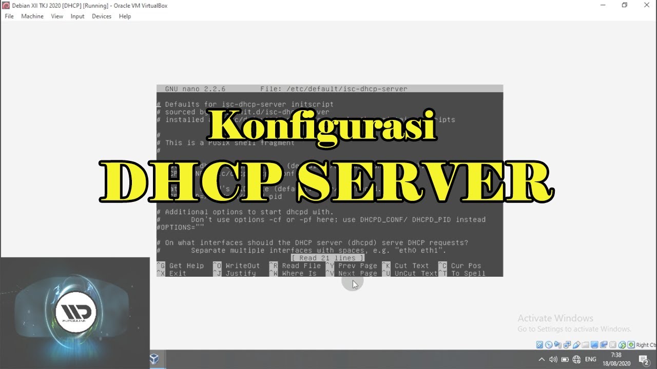 Konfigurasi DHCP Server Debian dengan Virtualbox | Sangat Gampang ...