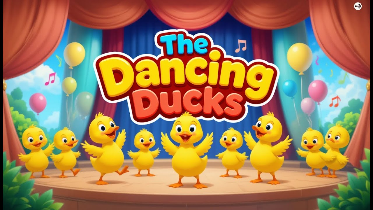 The Dancing Ducks | Fun Music Video for Kids | Silly Duck Dance Party ...