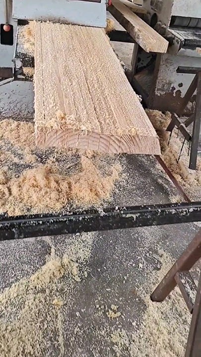 Wood board processing machine working process #machine - YouTube