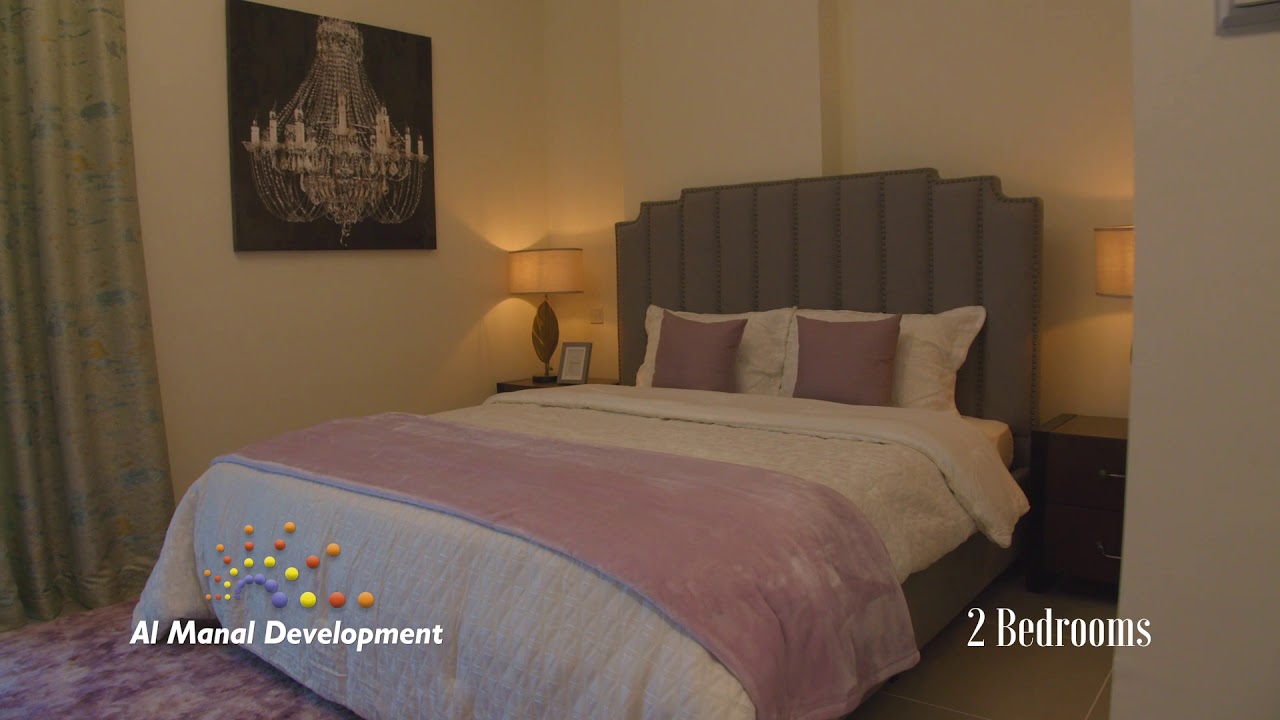 Modern / Bright \ 2 bedroom Apartment Tour/ Al Manal view , Liwan ...