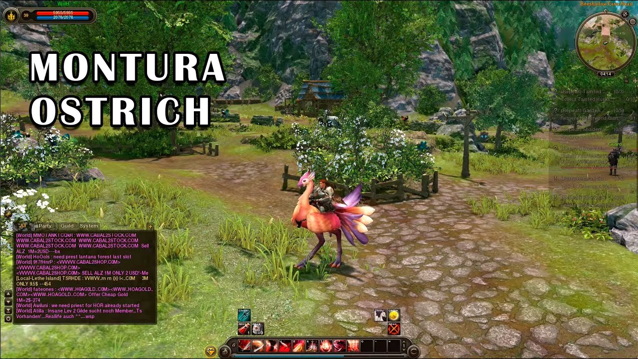 Cabal 2 (Cabal Online) - Montura Ostrich (Mounts) - YouTube