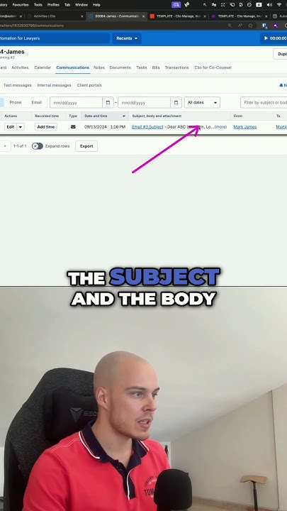 Streamline Your Inbox Automate Email Logging with Clio Manage - YouTube