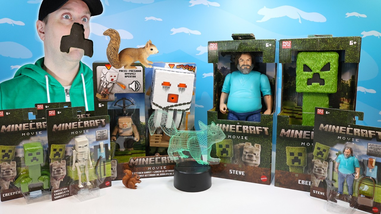 Minecraft Movie Toys: Better Than We Expected? 🛠️ Full Unboxing - YouTube