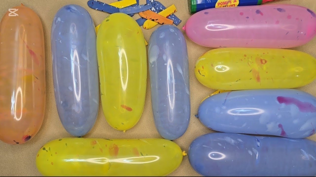 Extreme Satisfying ASMR 🚀 Colorful Rocket Balloon Popping - YouTube