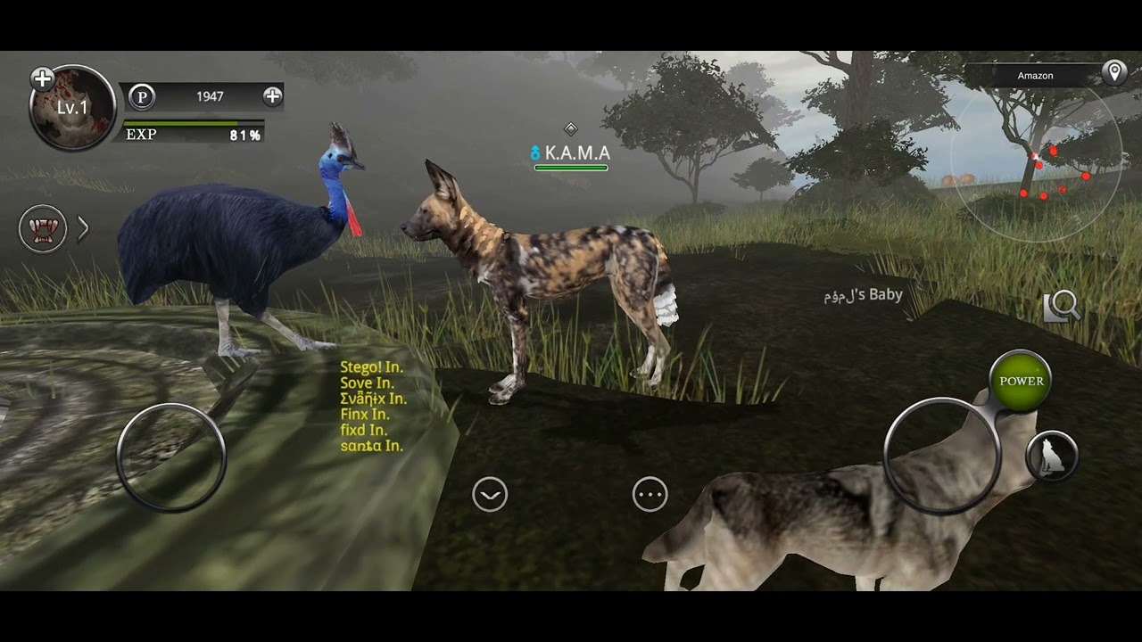 Wild animals online Wild dog simulator - YouTube