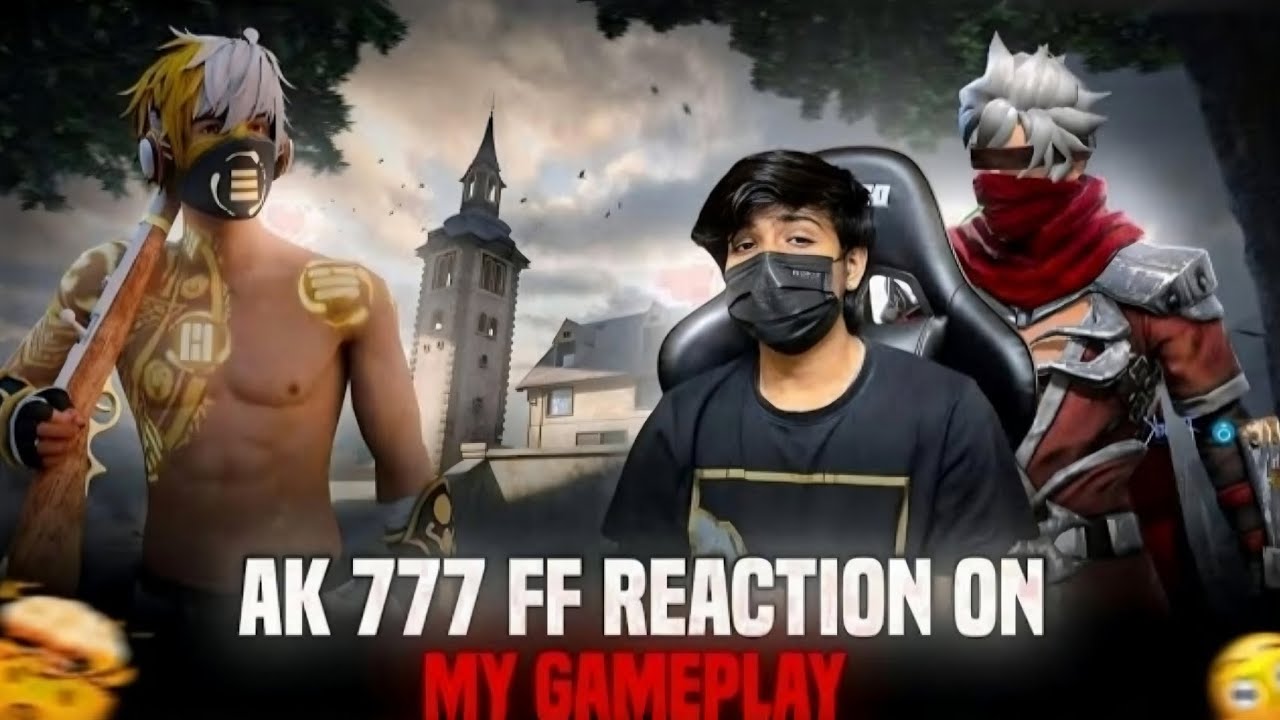 AK 777 REACTION ON MY GAMEPLAY 🤯 DOMINATING GAMPLAY BY SPARK FF ⚡️# ...