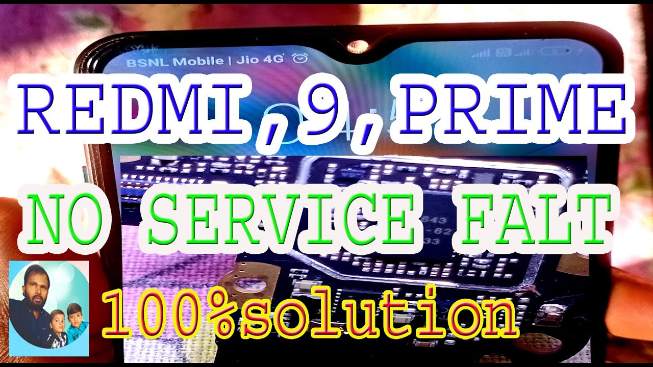 Redmi 9 prime no service solution 100% working - YouTube