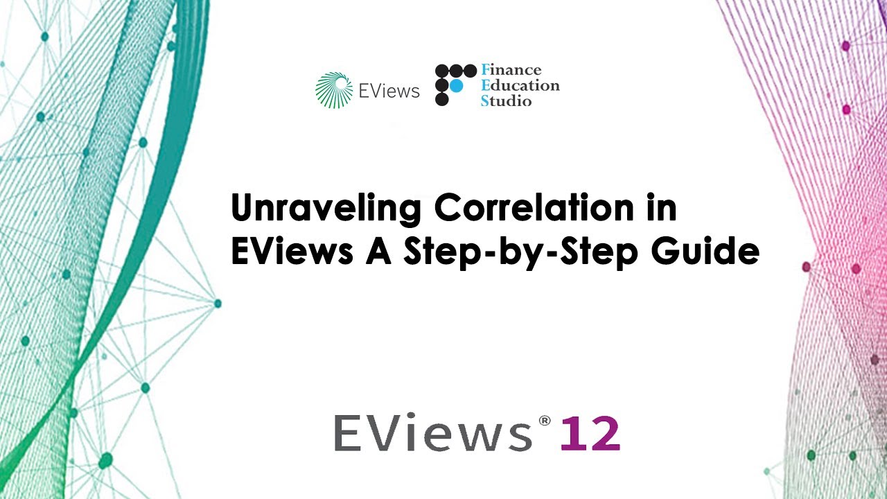 Unraveling Correlation in EViews - YouTube