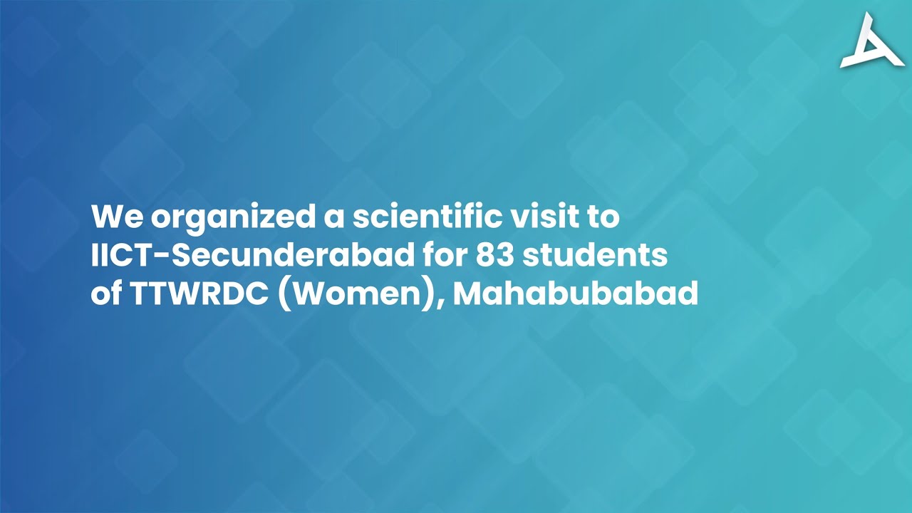 KFintech CSR | CSIR-IICT-Secunderabad Visit for Students of TTWRDC ...