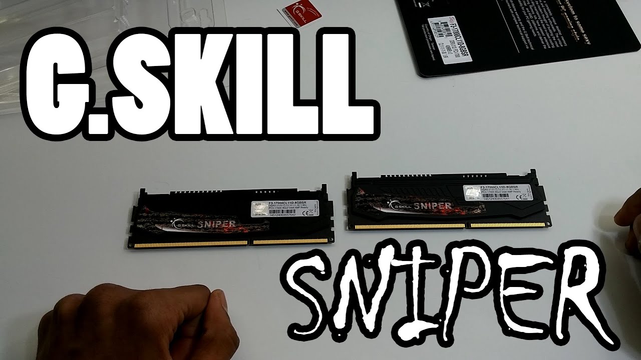 G.Skill Sniper DDR3 RAM Unboxing & Overview! - YouTube