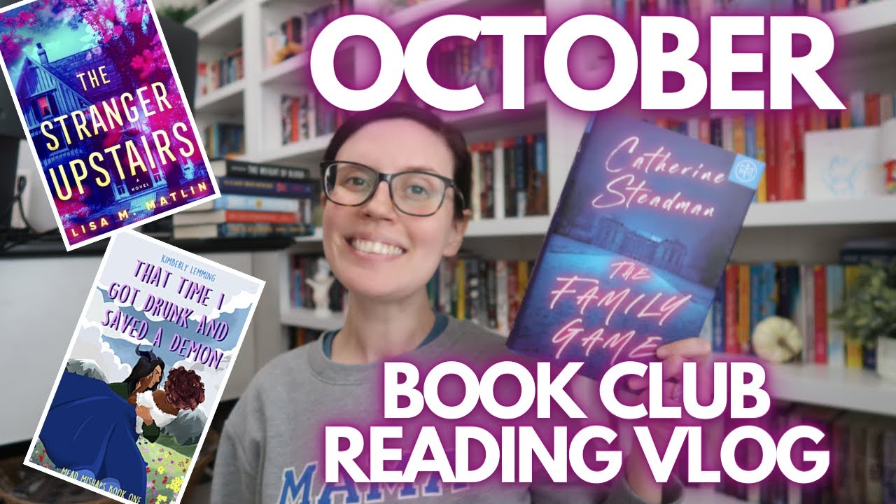 October Book Club Reading Vlog | Fantasy Romance & Thrillers! - YouTube