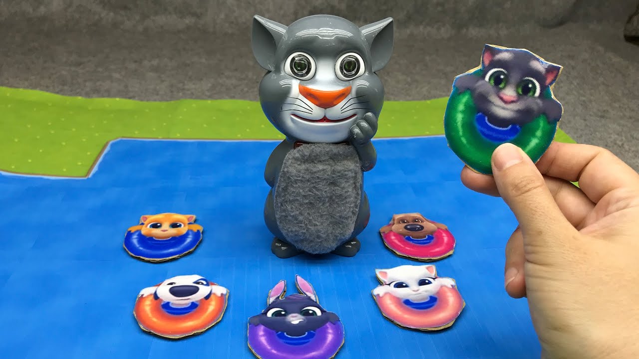 My Talking Tom Friends - INTRODUCING POOL JAM UPDATE. Cardboard Game ...