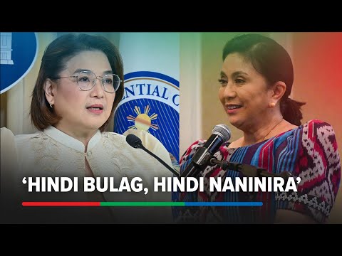 Palasyo nag-shoutout kay Leni Robredo: ‘Dating katunggali’ pero ‘bukas ang mga mata’ | ABS-CBN News