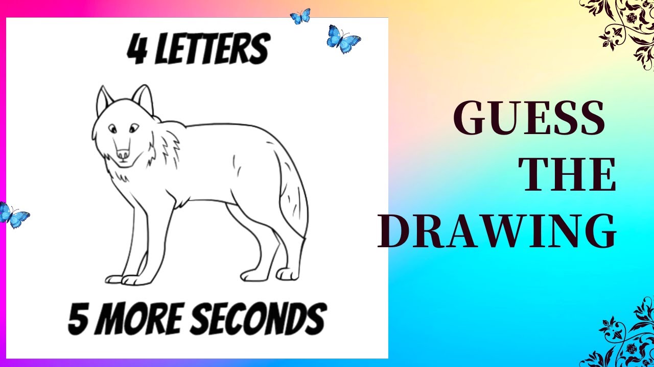 What is the Image? Drawing Game with Random and Challenging Items to ...