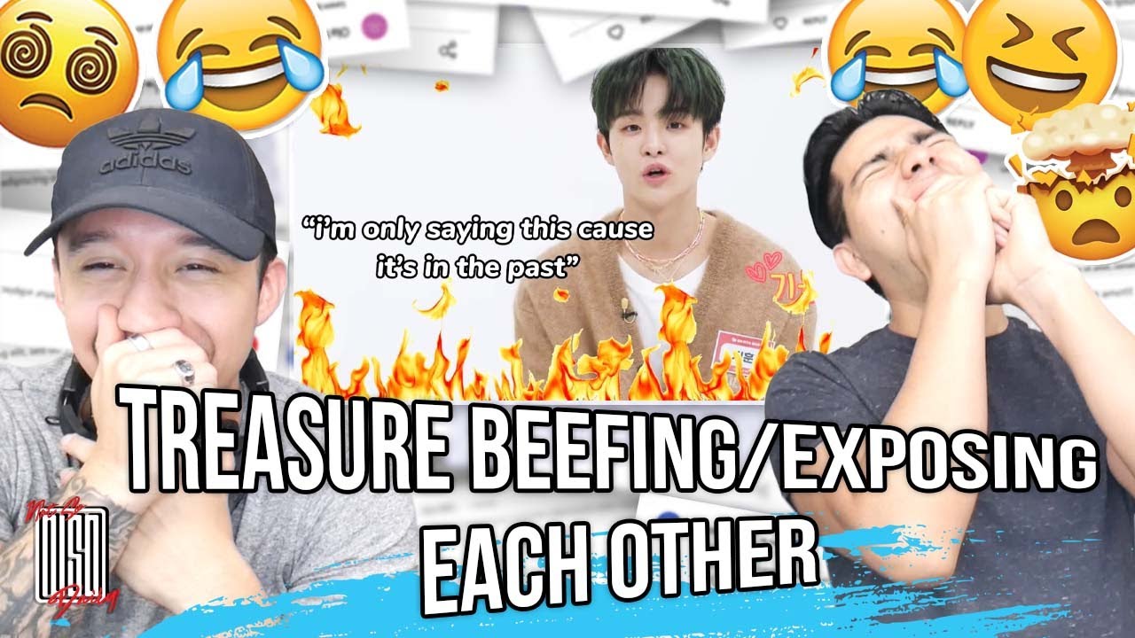 treasure beefing/exposing each other | REACTION - YouTube