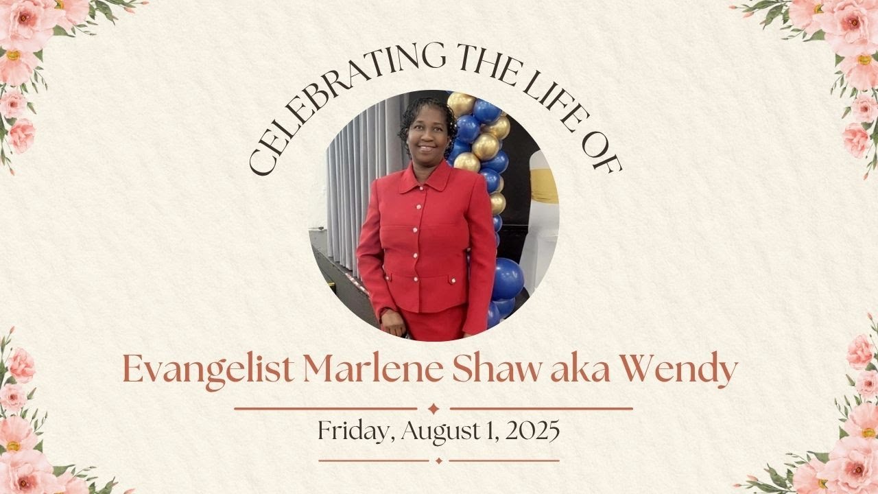 Celebrating the Life of Marlene Shaw aka Wendy | Home going Service - YouTube