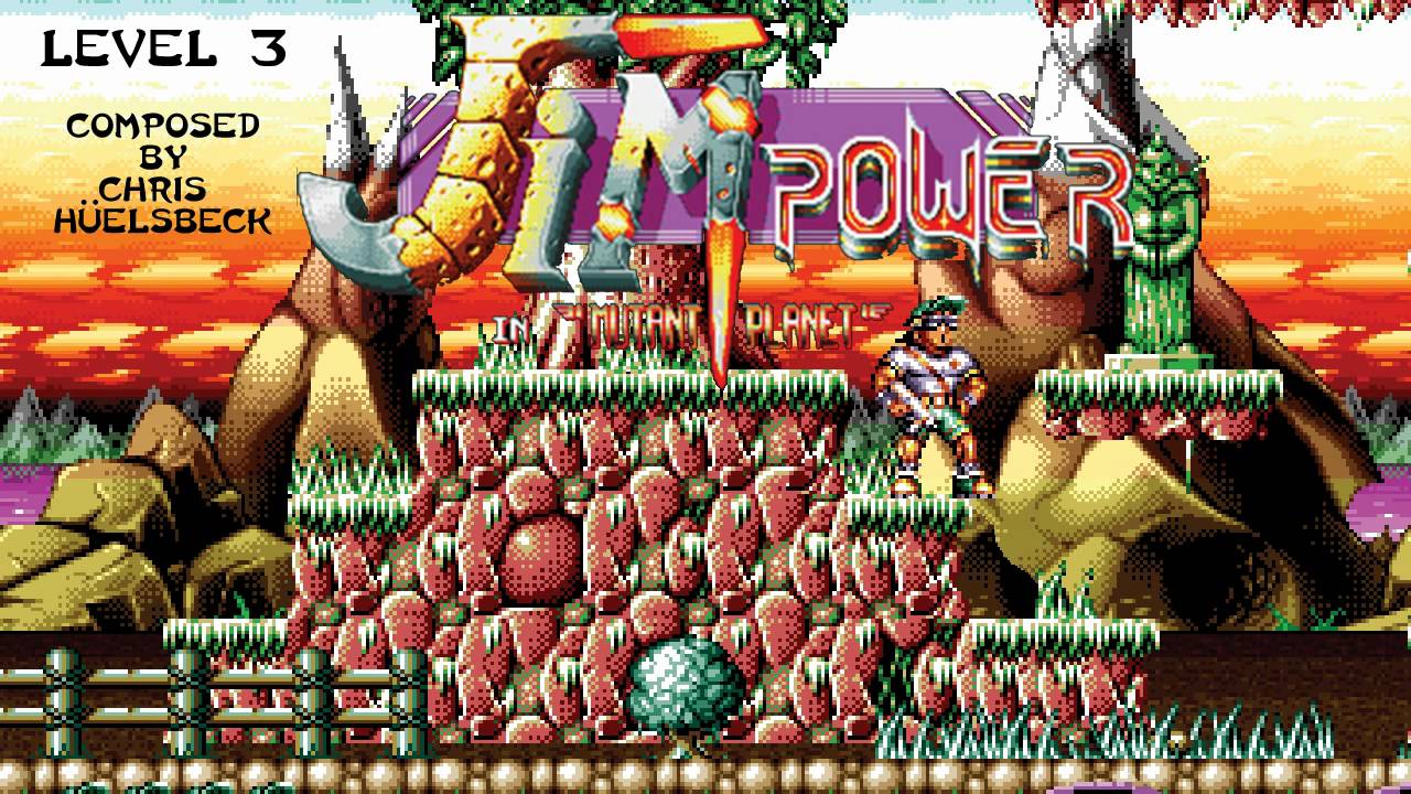 Jim Power in Mutant Planet - Level 3 (Mutant's Forest) - Chris Hülsbeck ...