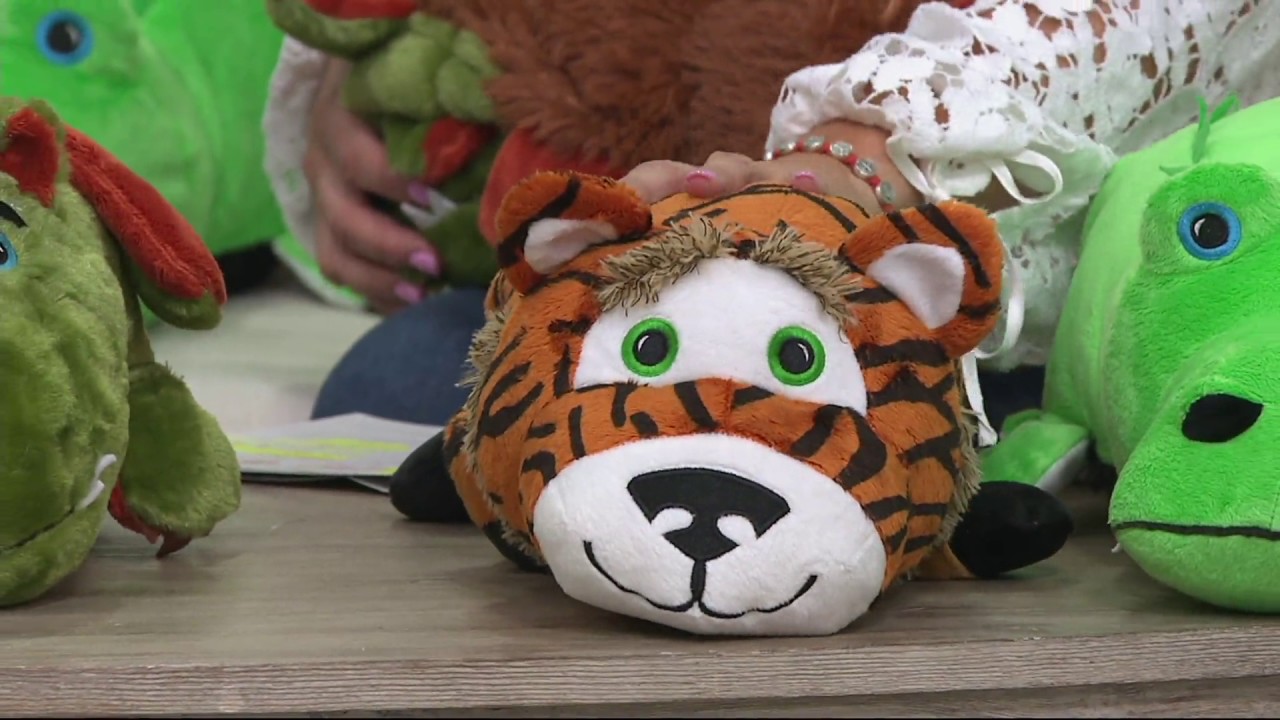Flip Pets Set of Two 2-in-1 Plush Animal Buddies on QVC - YouTube