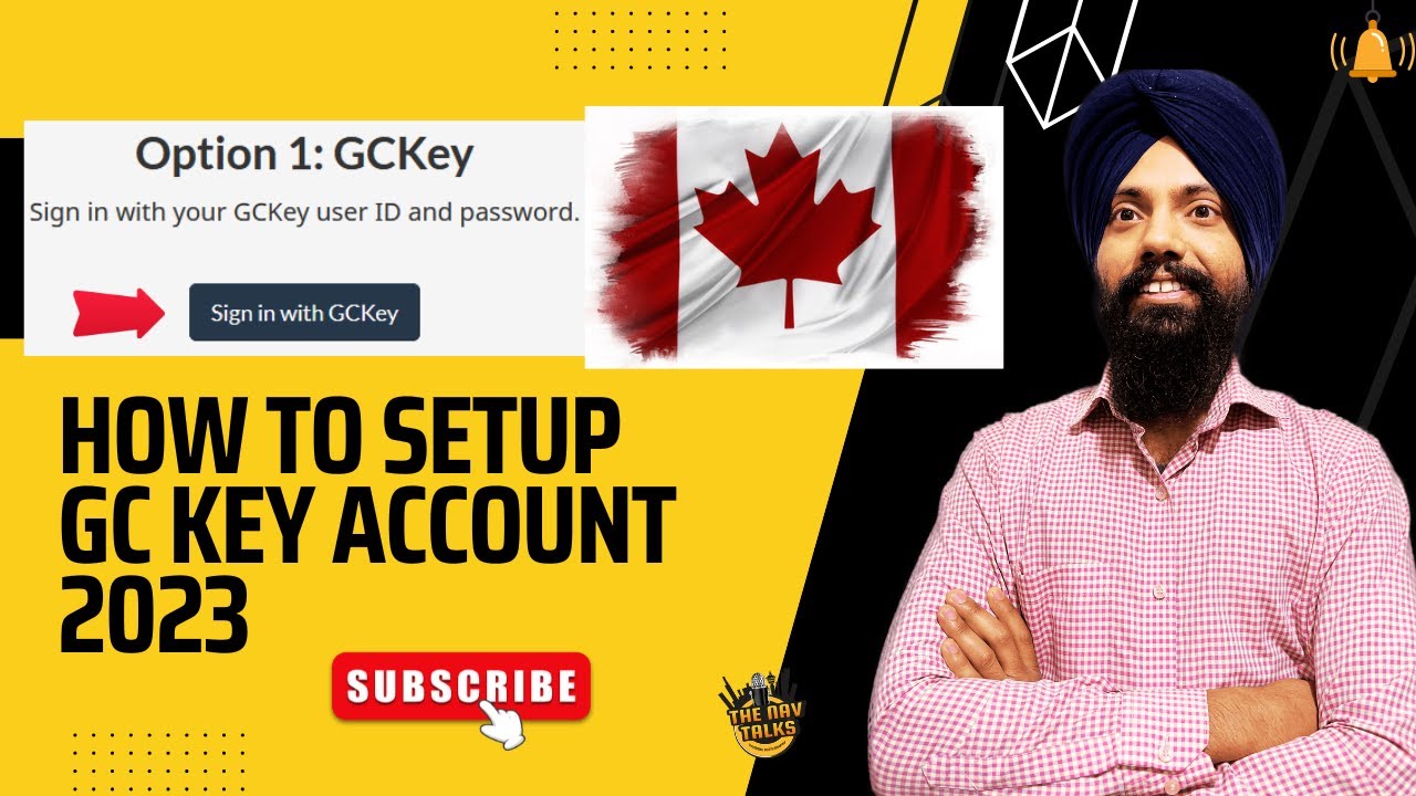 HOW TO SETUP GC KEY ACCOUNT 2023 IN 5 MINS I IRCC - YouTube