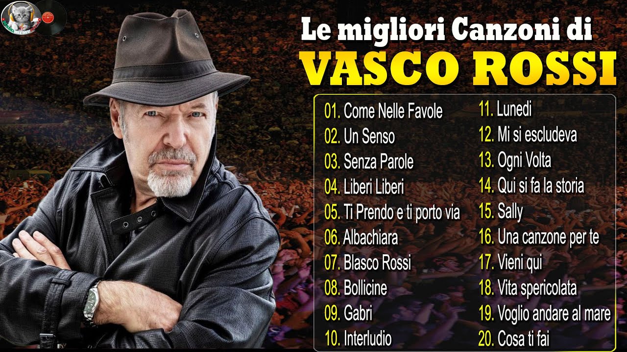 Le Più Belle Canzoni Di Vasco Rossi - Migliori Successi Di Vasco Rossi ...