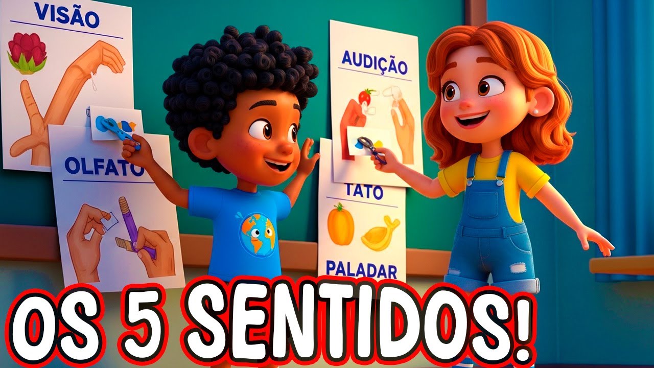 Cinco Sentidos com Beto e Rita – Música Divertida para Aprender! - YouTube