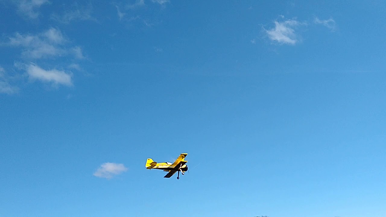 Zero Gravity Pitts Python Bipe. 1st flight in years - YouTube