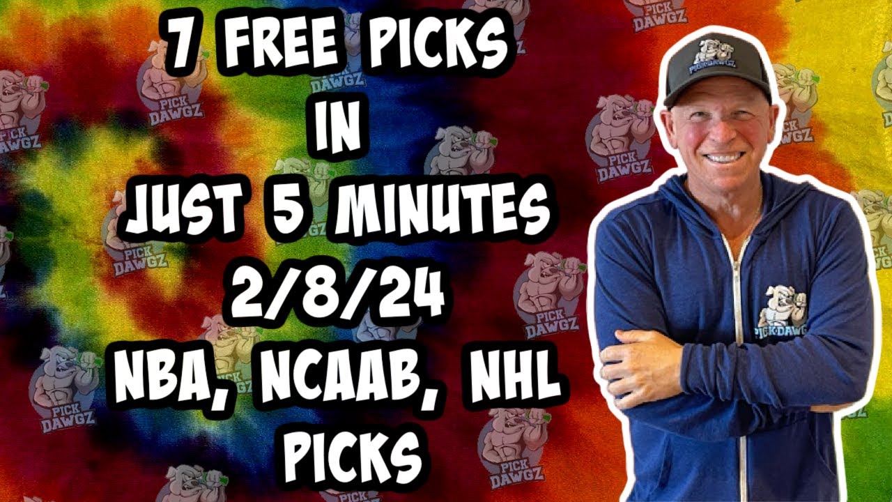 NBA, NCAAB, NHL Best Bets for Today Picks & Predictions Thursday 2/8/24 ...