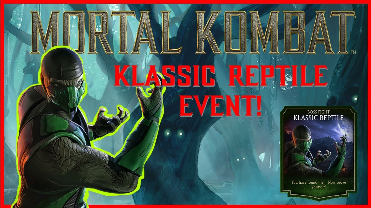 Mortal Kombat Mobile Klassic Reptile Event Youtube