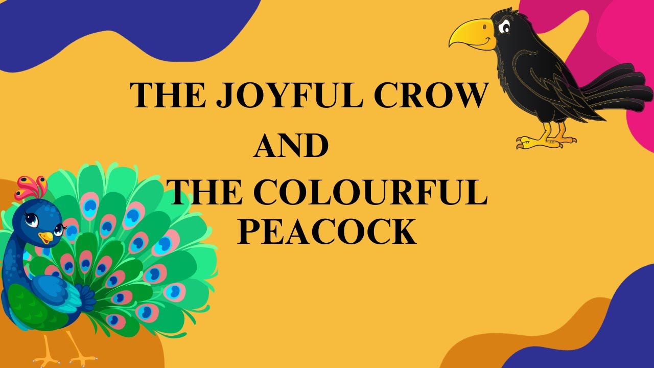 "The Joyful Crow and the Colorful Peacock: A Magical Encounter 🦜🌈 - YouTube