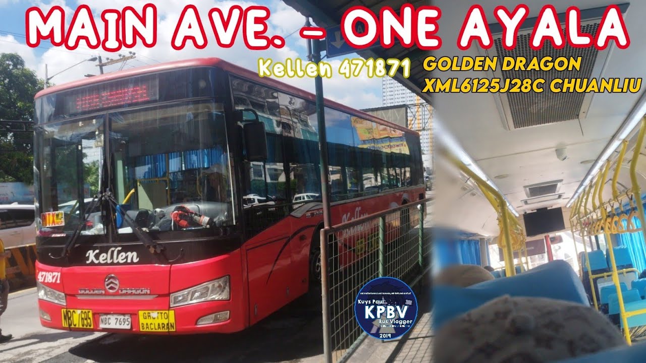 ONBOARD!! Bus Ride Kellen 471871 (Golden Dragon XML6125J28C) || MAIN ...