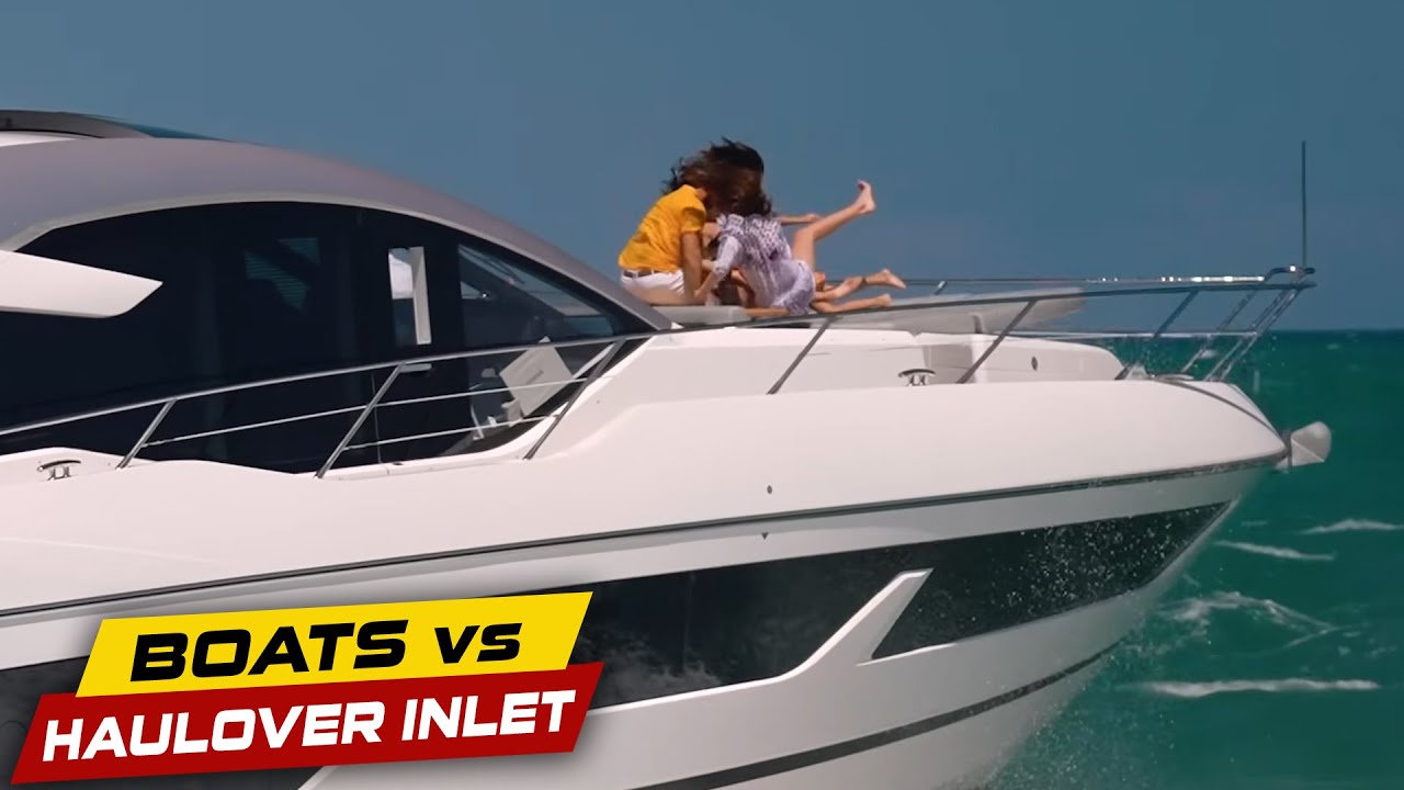 FAMILY THOUGHT THEY WERE SAFE ON THE BOW... WRONG! | Boats vs Haulover Inlet - YouTube