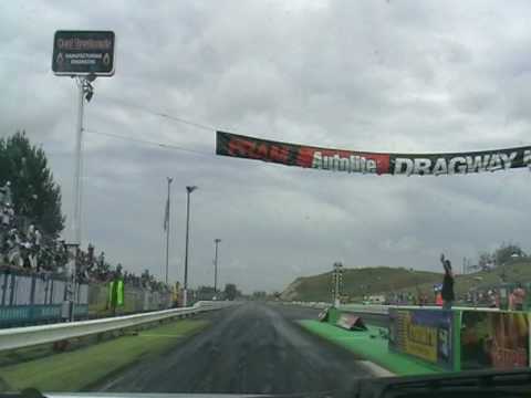 EF falcon v8 turbo drag in car cam - YouTube