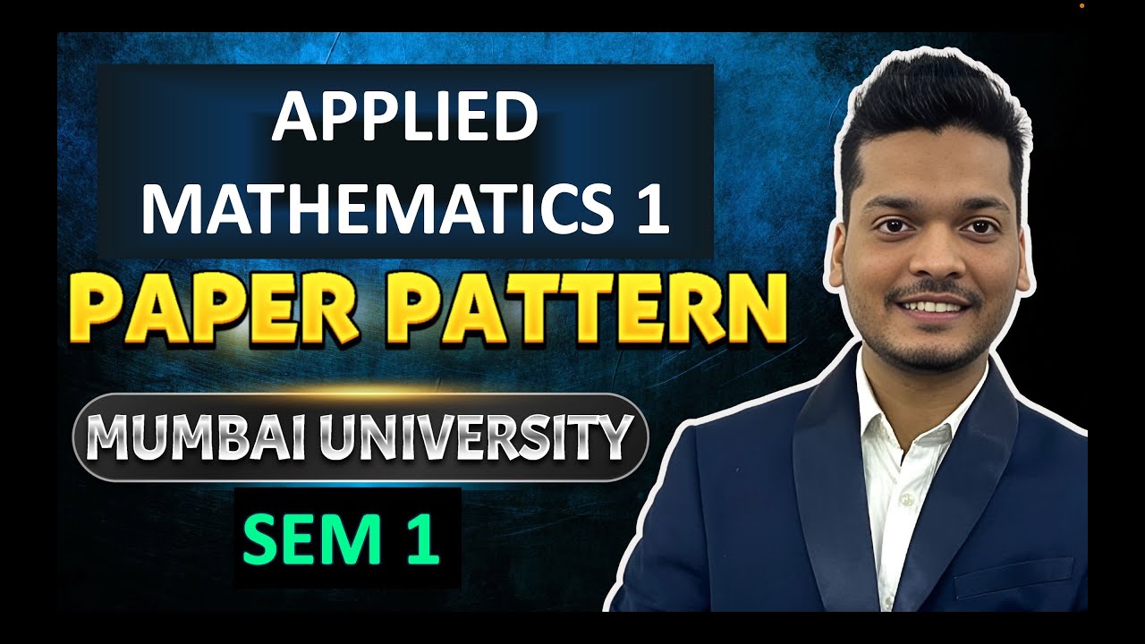 ⭐️ How To Score Good Marks in M1 | Applied Mathematics 1 Paper Pattern ...