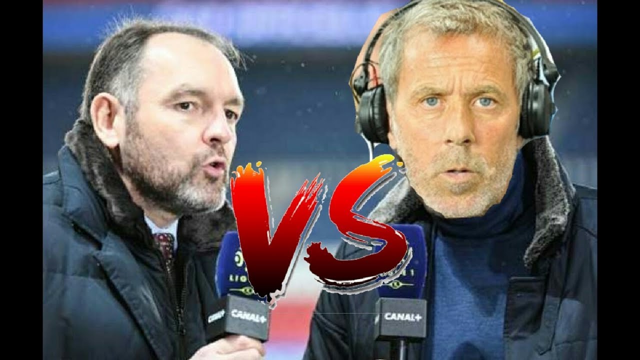 LAURENT PAGANELLI S'EMBROUILLE AVEC STÉPHANE GUY LORS DU MATCH OL-OM - YouTube