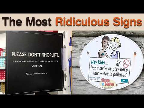 The Most Ridiculous Signs | Who Looked at These and Said “Yep, Perfect”? 😂 || Sign Hub