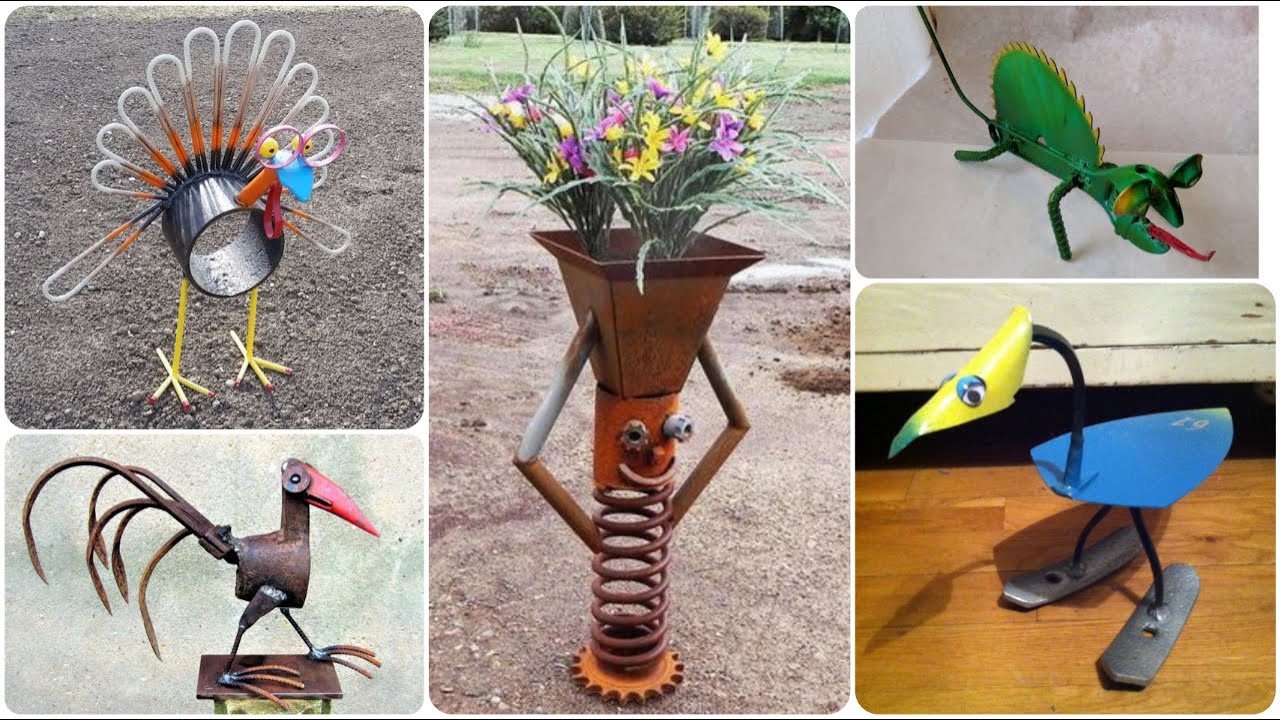 The most beautiful scrape metal garden art design | DIY Gardening | diy ...