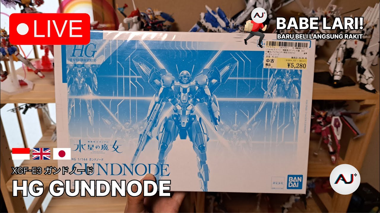 LIVE BUILD : HG Gundnode (PREMIUM BANDAI) from Witch from Mercury! (水星の ...
