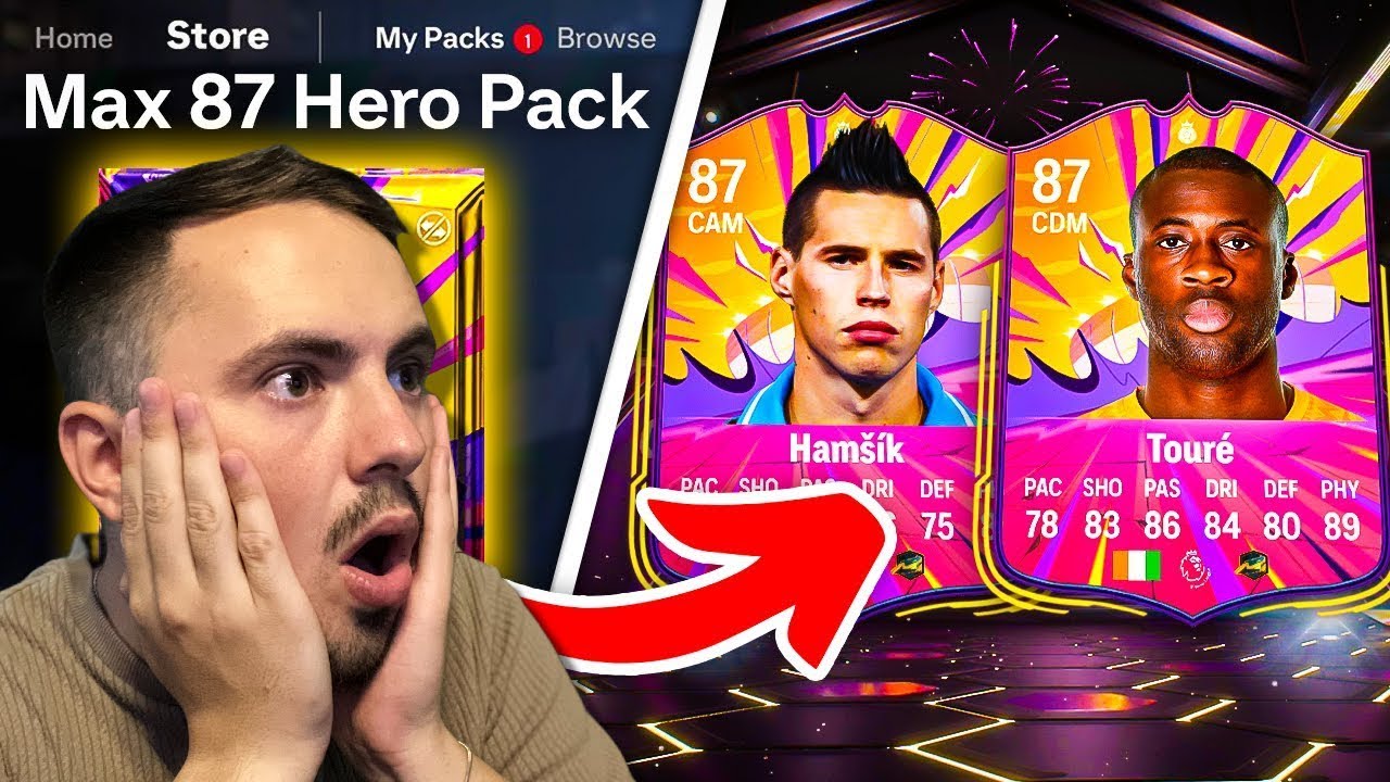 MAX 87 HERO PACKY A SQUAD BATTLES ODMĚNY 🔥🤩😱 - YouTube