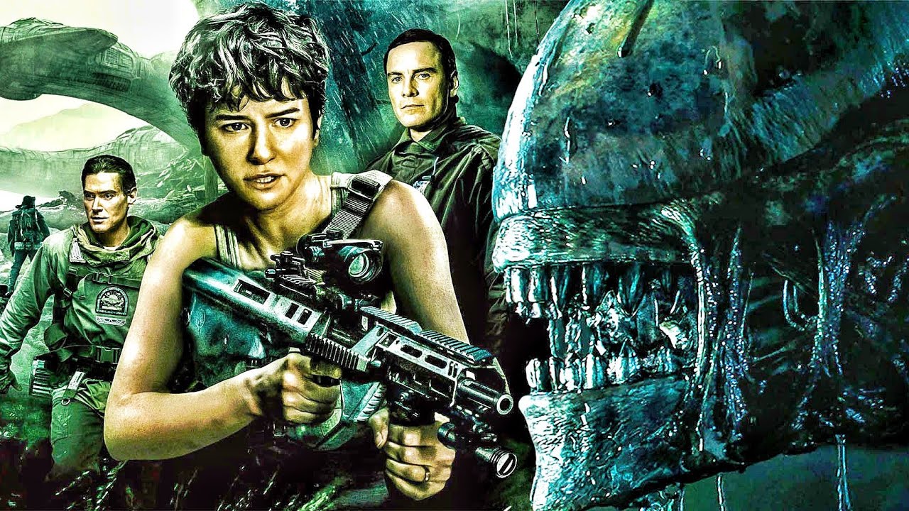 alien convent 2 (2017) big giant creature 👽 attack scene. Hollywood ...