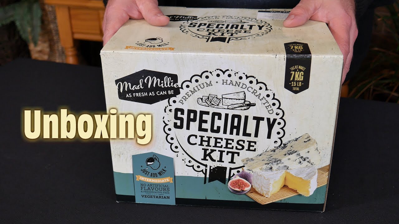 Unboxing the Mad Millie Specialty Cheese Kit - YouTube