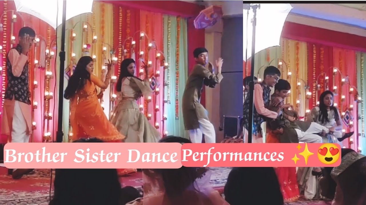 Brother and Sister Dance performances part -1 😍 | Dance performance in ...