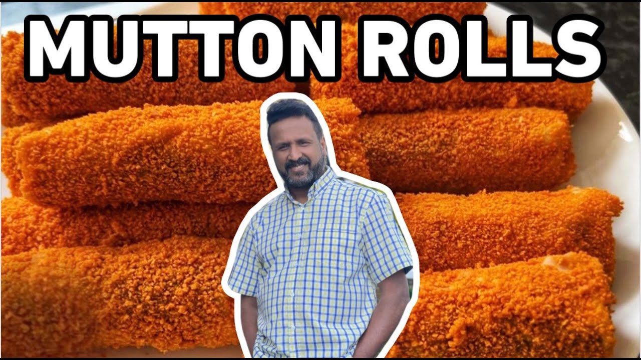 HOW TO MAKE EASY MUTTON ROLLS I London Baskar - YouTube