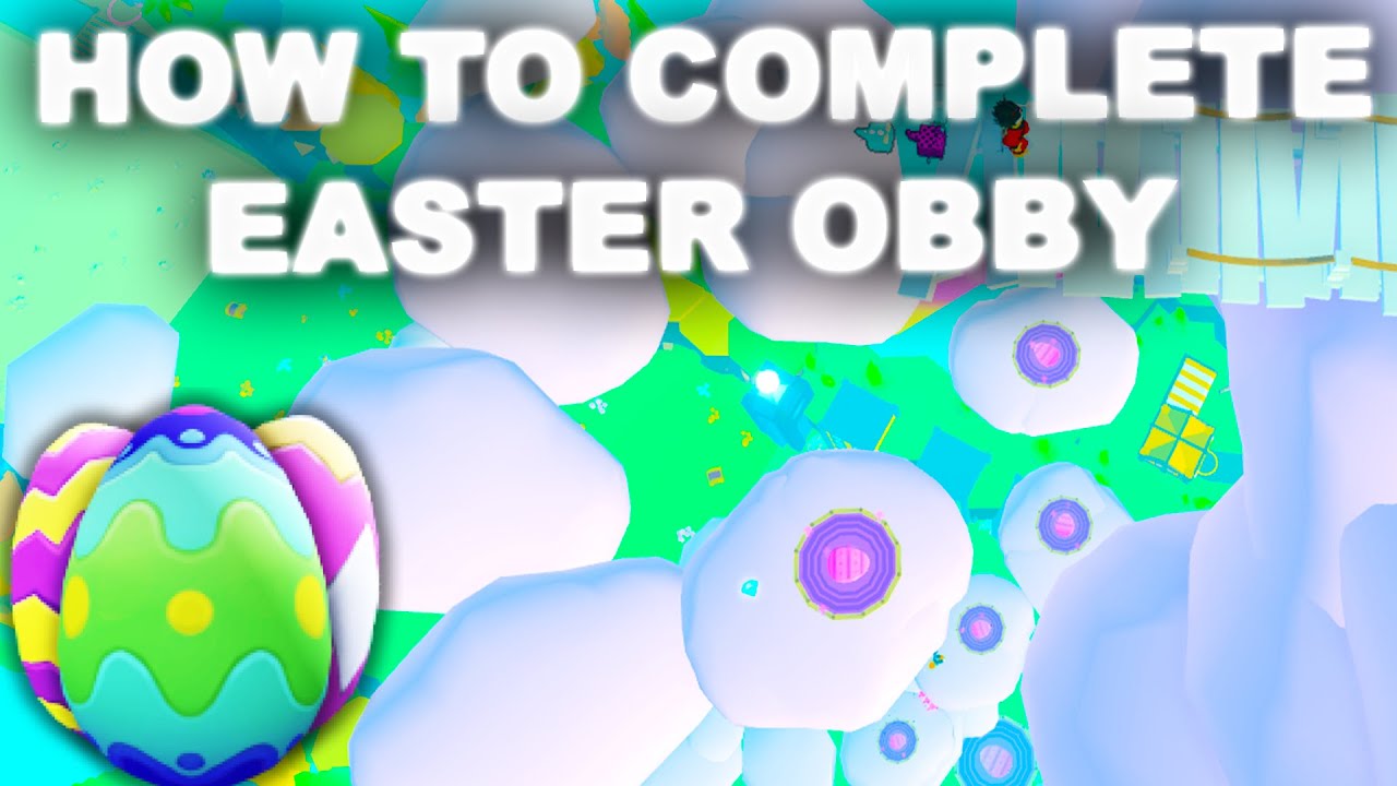 How To Complete OBBY 🐰EASTER Pet Simulator X 🐰EASTER UPDATE in Roblox ...
