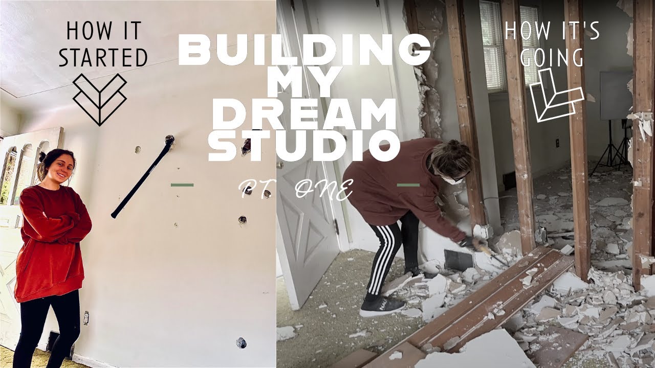 Building My Dream Studio - The Demolition | EP 16 | taking out the 1 ...