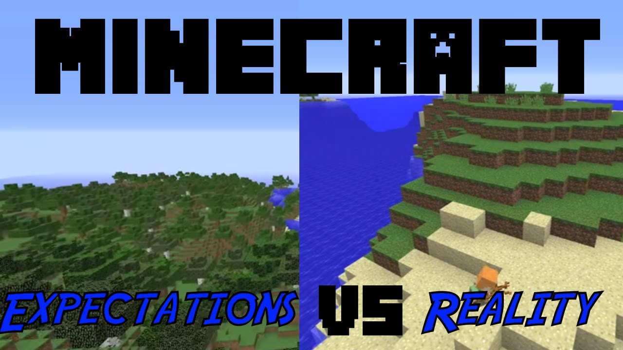 Minecraft: Expectations vs. Reality - YouTube