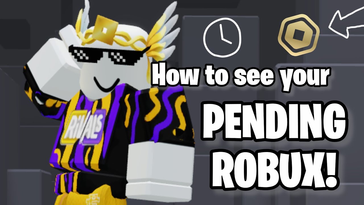 How to see your *PENDING ROBUX* • Quick Step By Step. - YouTube