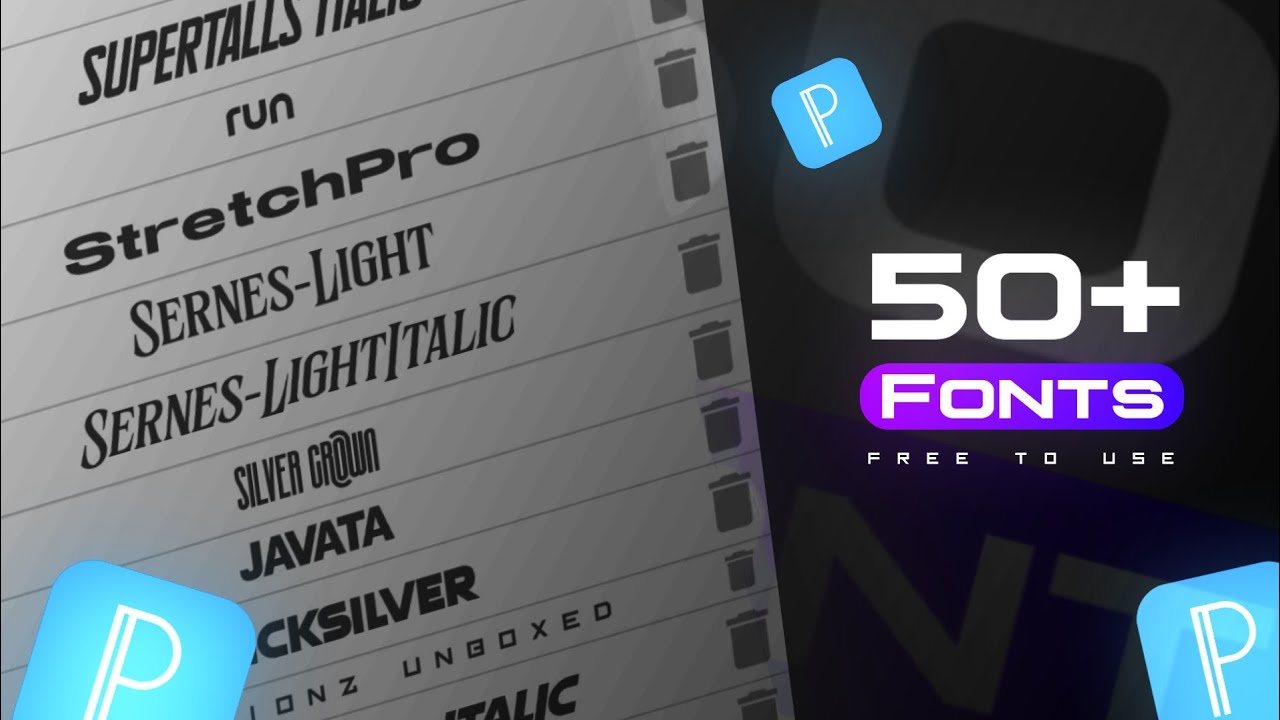 50+ free fonts for Gamers/Gfx designers | FraG Graphics - YouTube