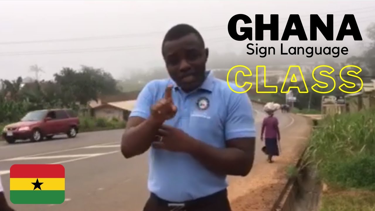 Learn GHANA Sign Language with Marco! | GSL Online Class - YouTube