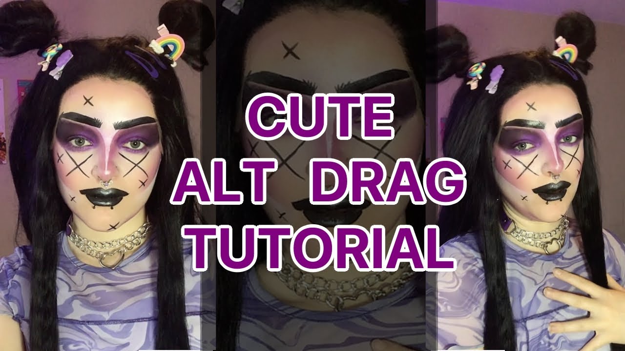 How I do my face | an ALT DRAG makeup tutorial - YouTube