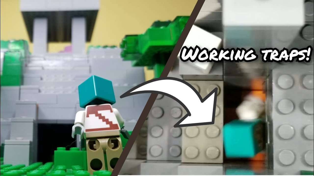 Building The ULTIMATE Lego Minecraft Jungle Temple!!! (with working ...